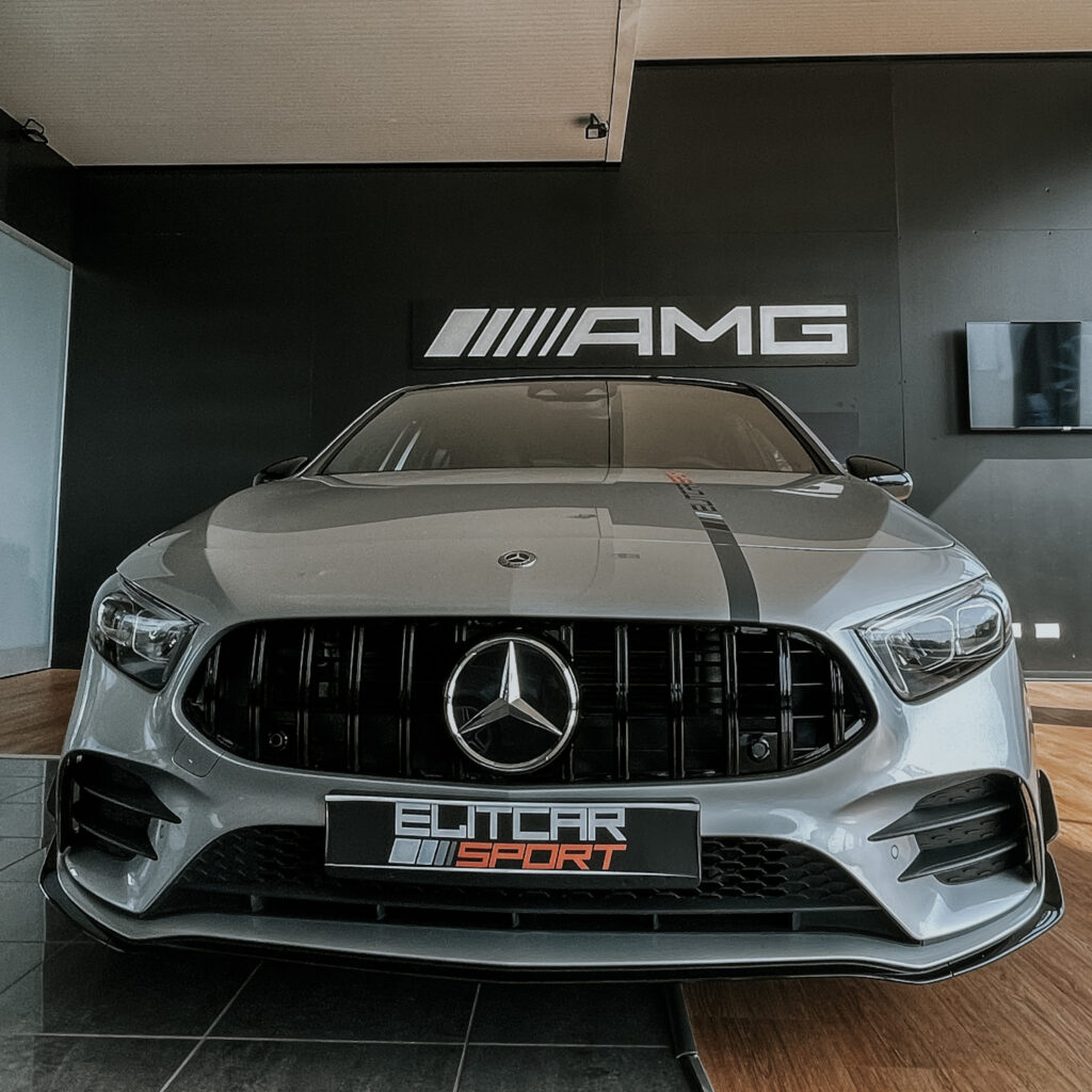 GRIGLIA PANAMERICANA CLASSE A W177 W176 AMG SILVER O BLACK - Elitcar Shop